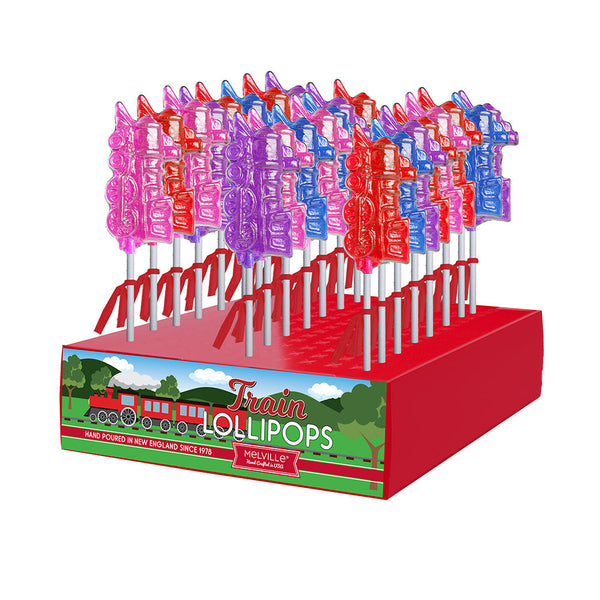 Small Train Lollipops - Assorted by Melville Candy Company