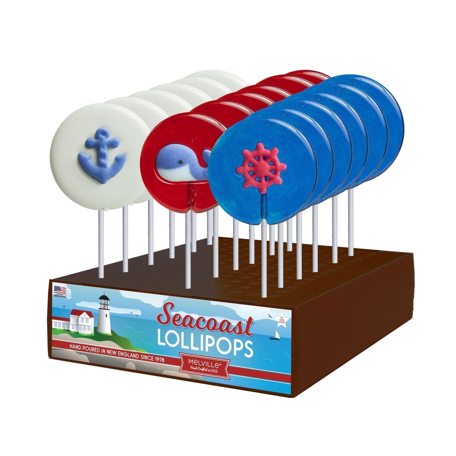 Nautical Lollipops - Assorted by Melville Candy Company