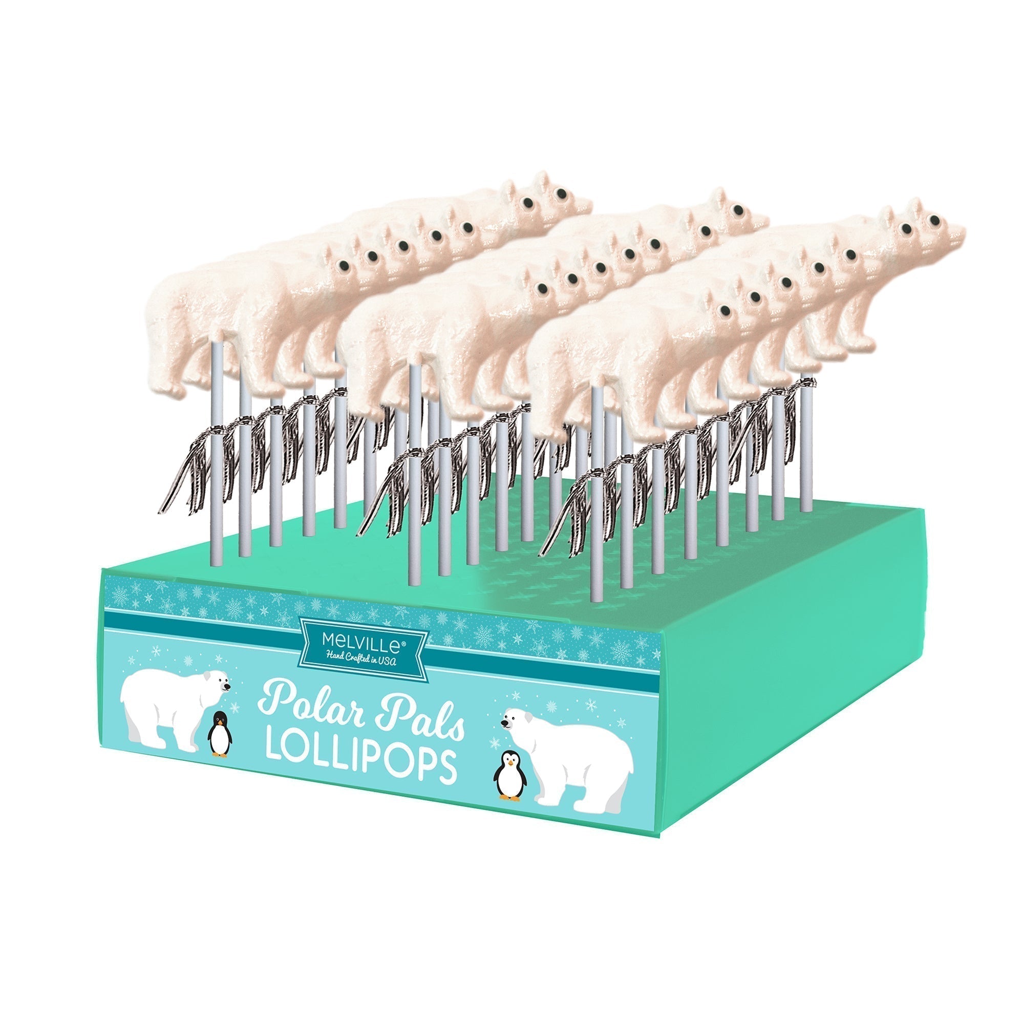 Polar Bear Lollipops by Melville Candy Company