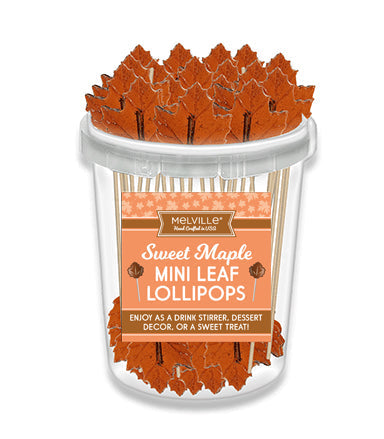 Mini Maple Leaf Lollipops by Melville Candy Company