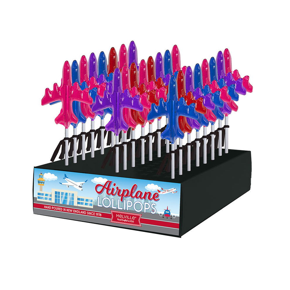 Airplane Lollipops - Assorted by Melville Candy Company