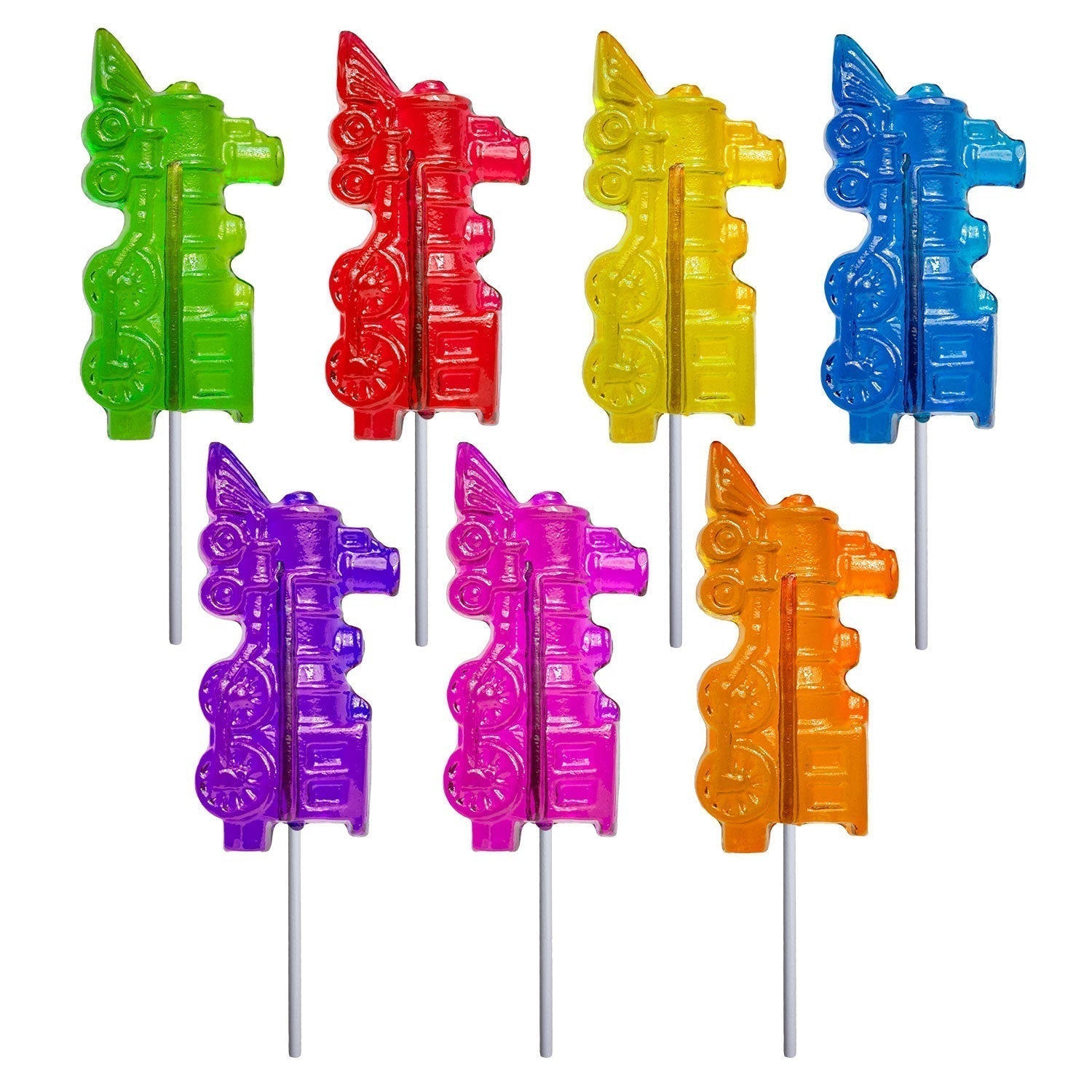Large Train Lollipops by Melville Candy Company